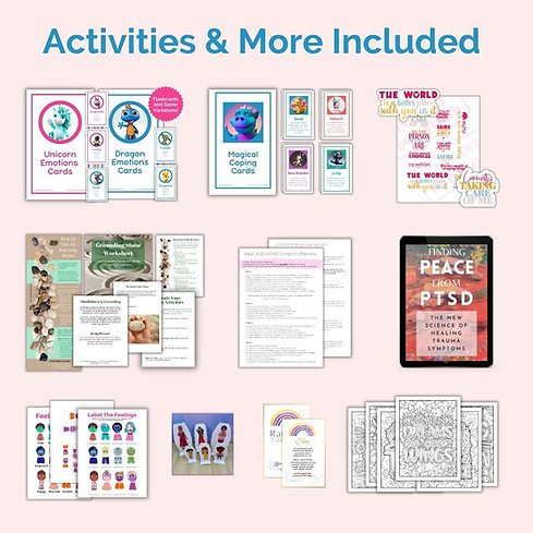 Anxiety and PTSD CBT Worksheet Bundle Download | Mental Health ...