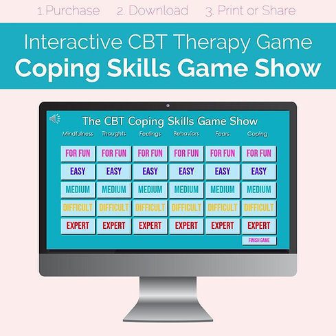 Anxiety and PTSD CBT Worksheet Bundle Download | Mental Health ...